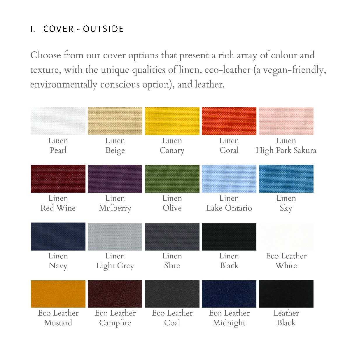 Premium Layflat Textile Cover | PIKTO